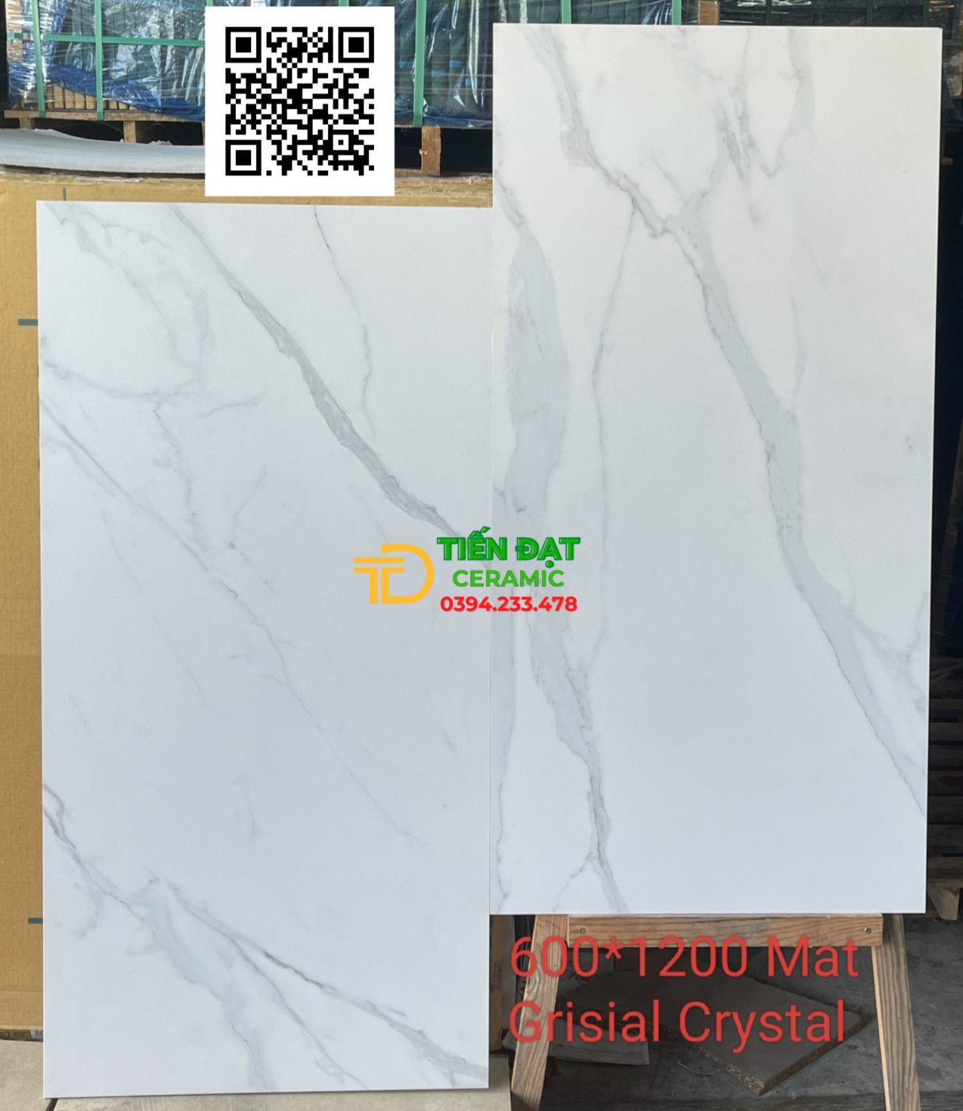 Gạch Đá Mờ Bóng 60x120 Trắng Vân india Grisial Crystal, gạch ốp lát ...